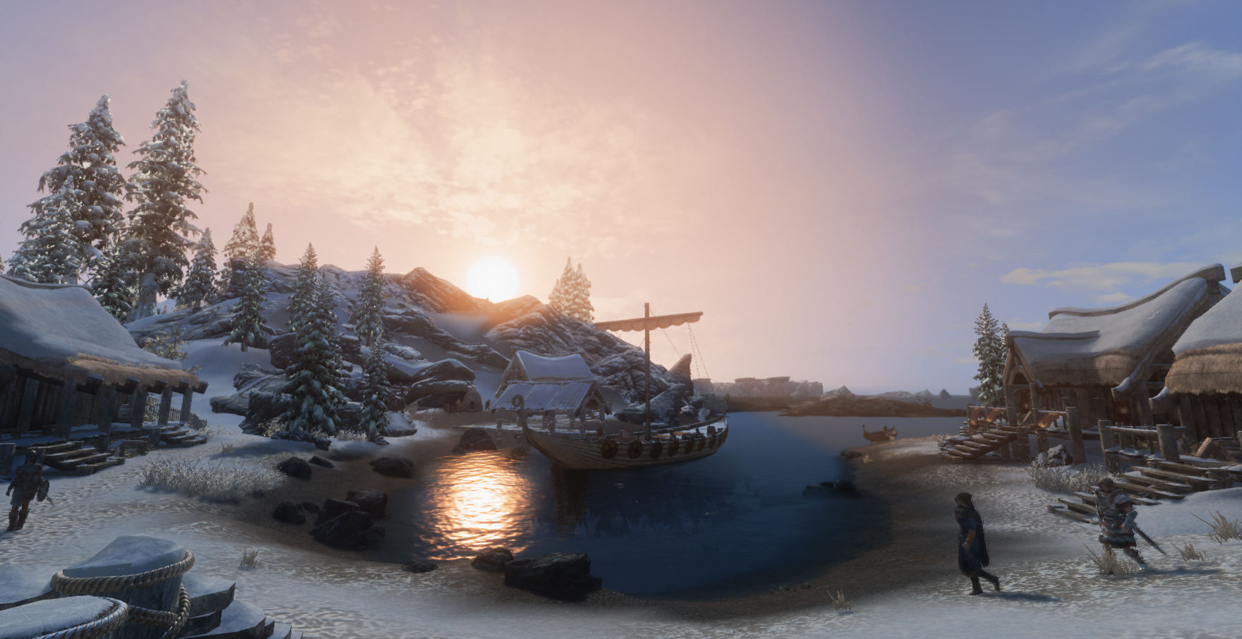 Sunset image - Skyrim Enhanced Shaders NLA mod for Elder Scrolls V ...