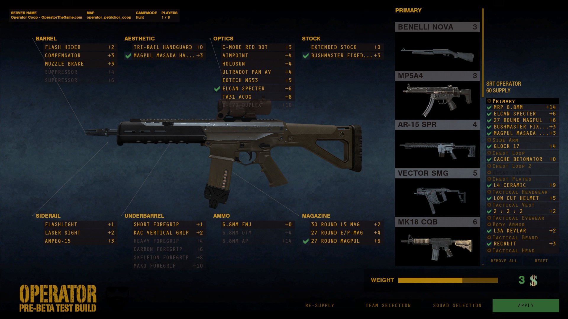 MRP 6.8 Possibly the best gun in the game... image - Operator mod for ...