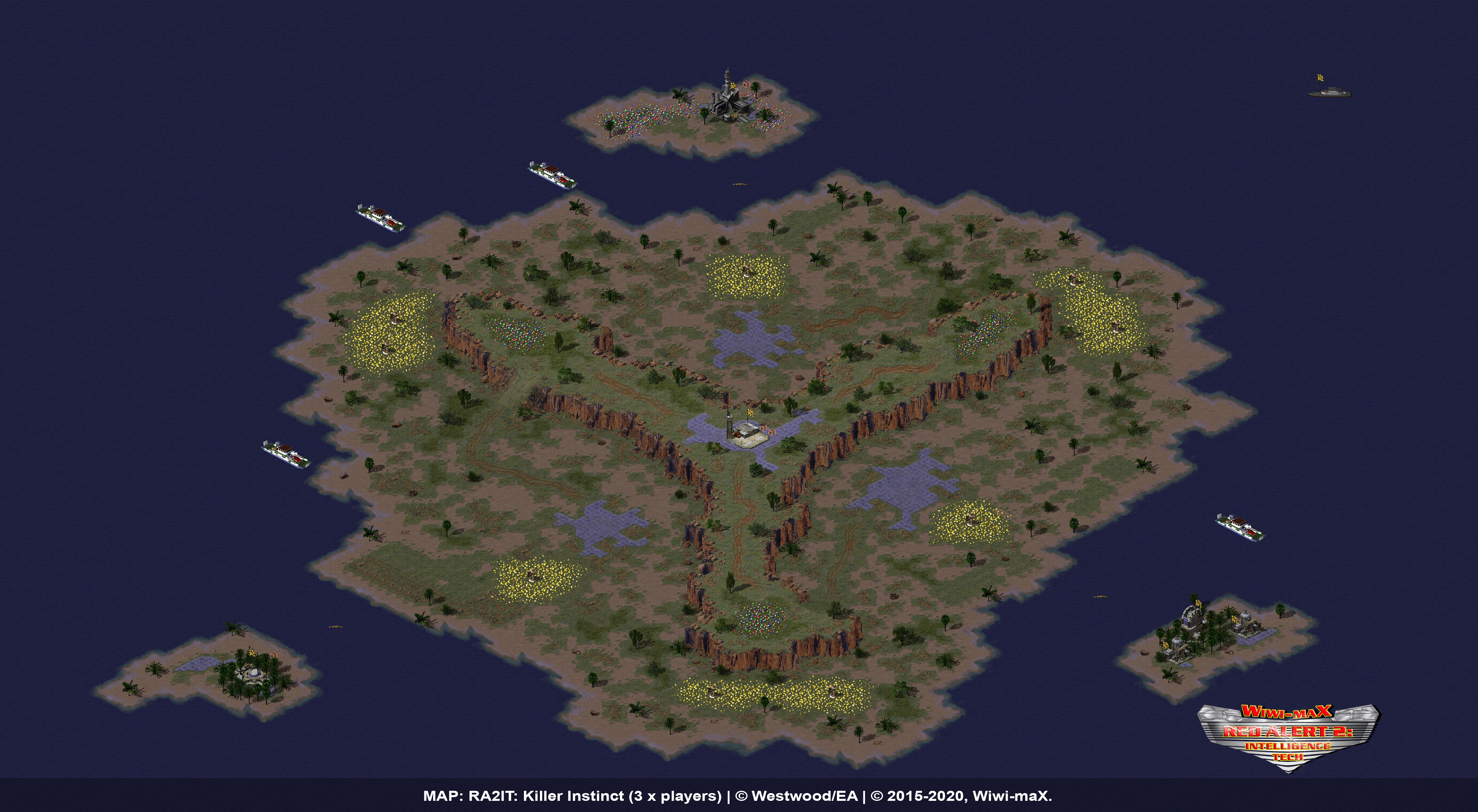 MAP: RA2IT: Killer Instinct (3 x players) image - Red Alert 2 ...