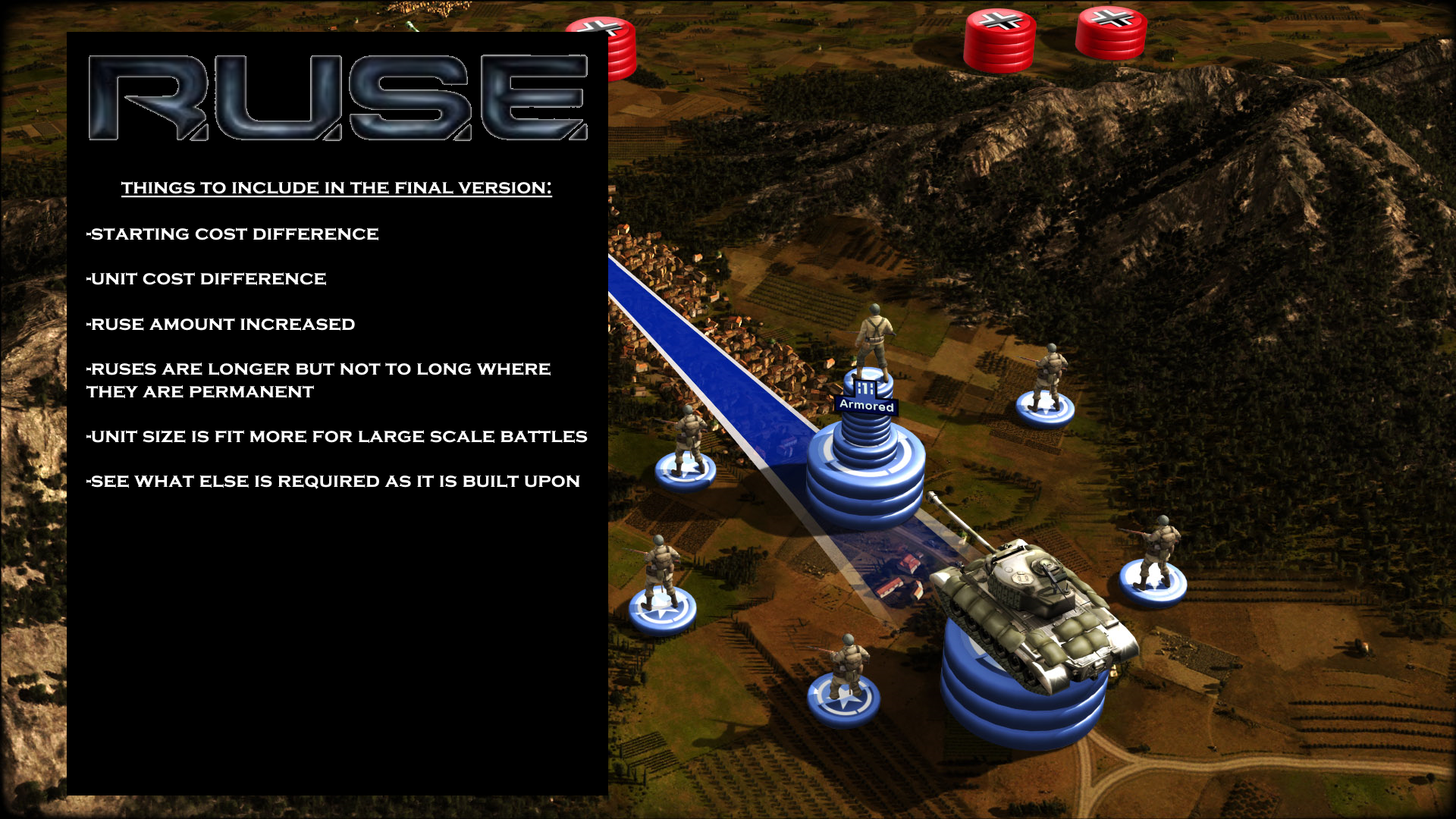 What to include image - R.U.S.E Cheat Mod for R.U.S.E. - ModDB