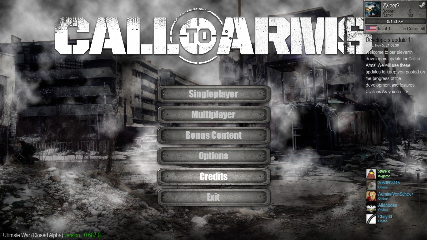 Image 1 - Ultimate War mod for Call to Arms - ModDB