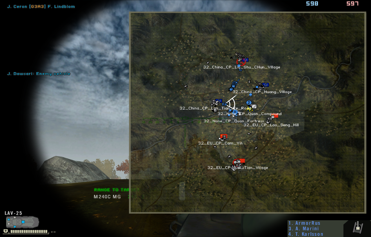 Great Wall 32, 64 image - Zone of Continuous Fire mod for Battlefield 2 ...