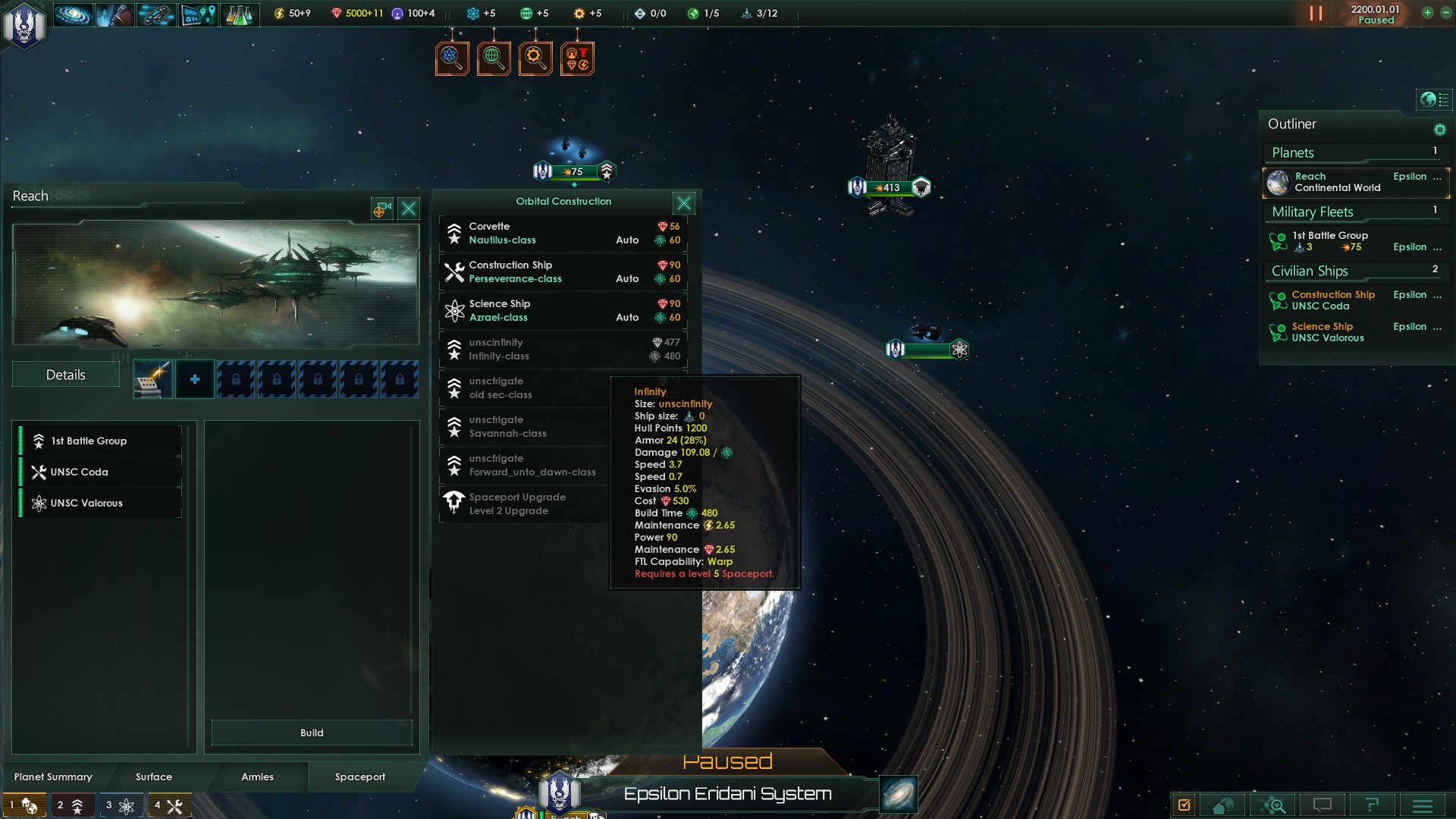Image 4 - UNSC FACTION + SHIPS mod for Stellaris - ModDB