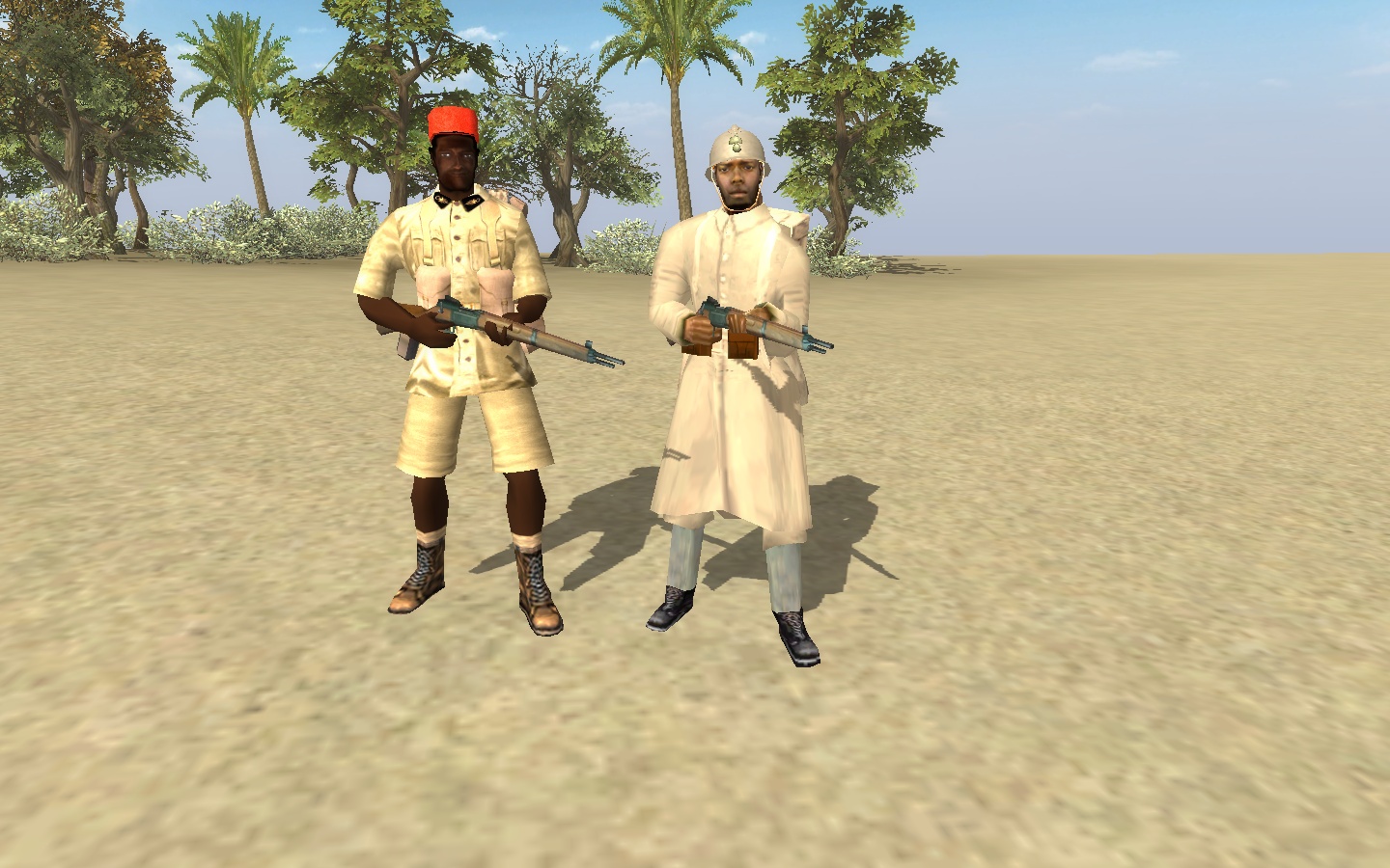French Colonial Troops Image East African Campaign Mod For Men Of War