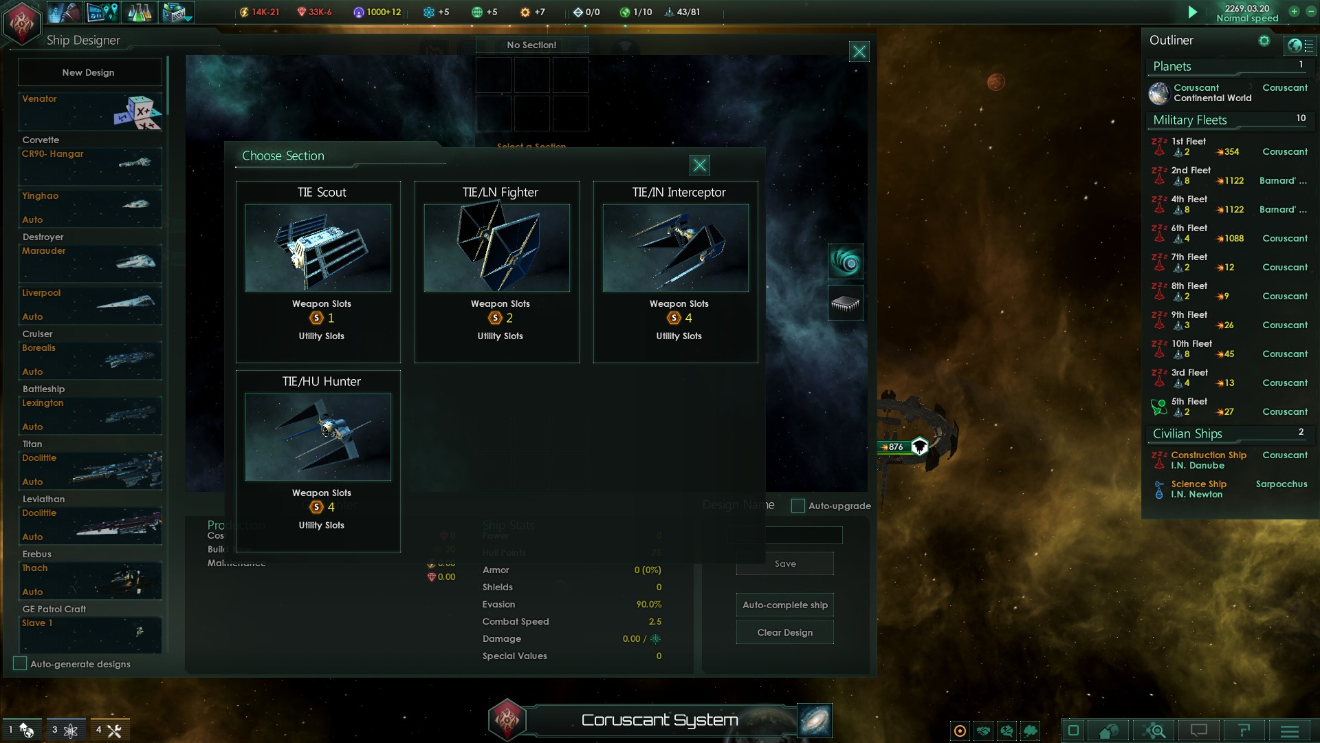 New Fighter/ Bomber/ Patrol Classes image - Star Wars GCW Shippacks mod ...