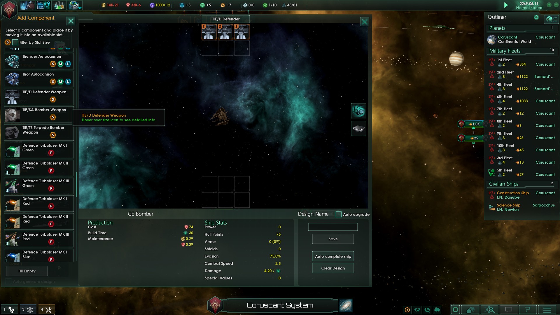 New Fighter/ Bomber/ Patrol Classes image - Star Wars GCW Shippacks mod ...