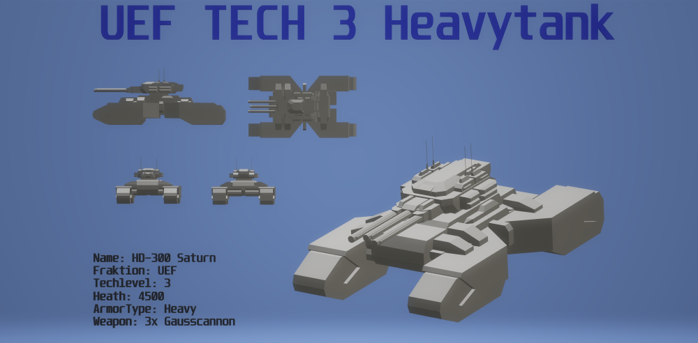 UEF Tech 3 Heavytank image - (F.B.P.) Future Battlefield Pack ...