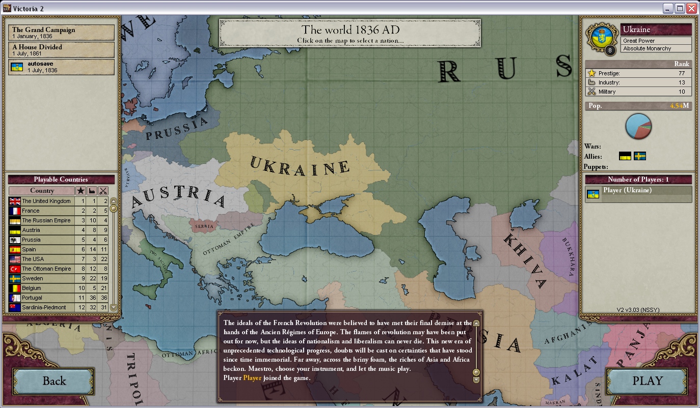Image 7 - Ukraine 1836 mod for Victoria 2: Heart of Darkness - ModDB