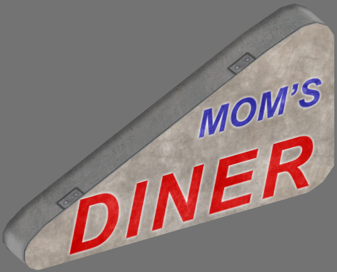 Mom's dinner sign (WiP) image - The Chosen's Way mod for Fallout: New ...