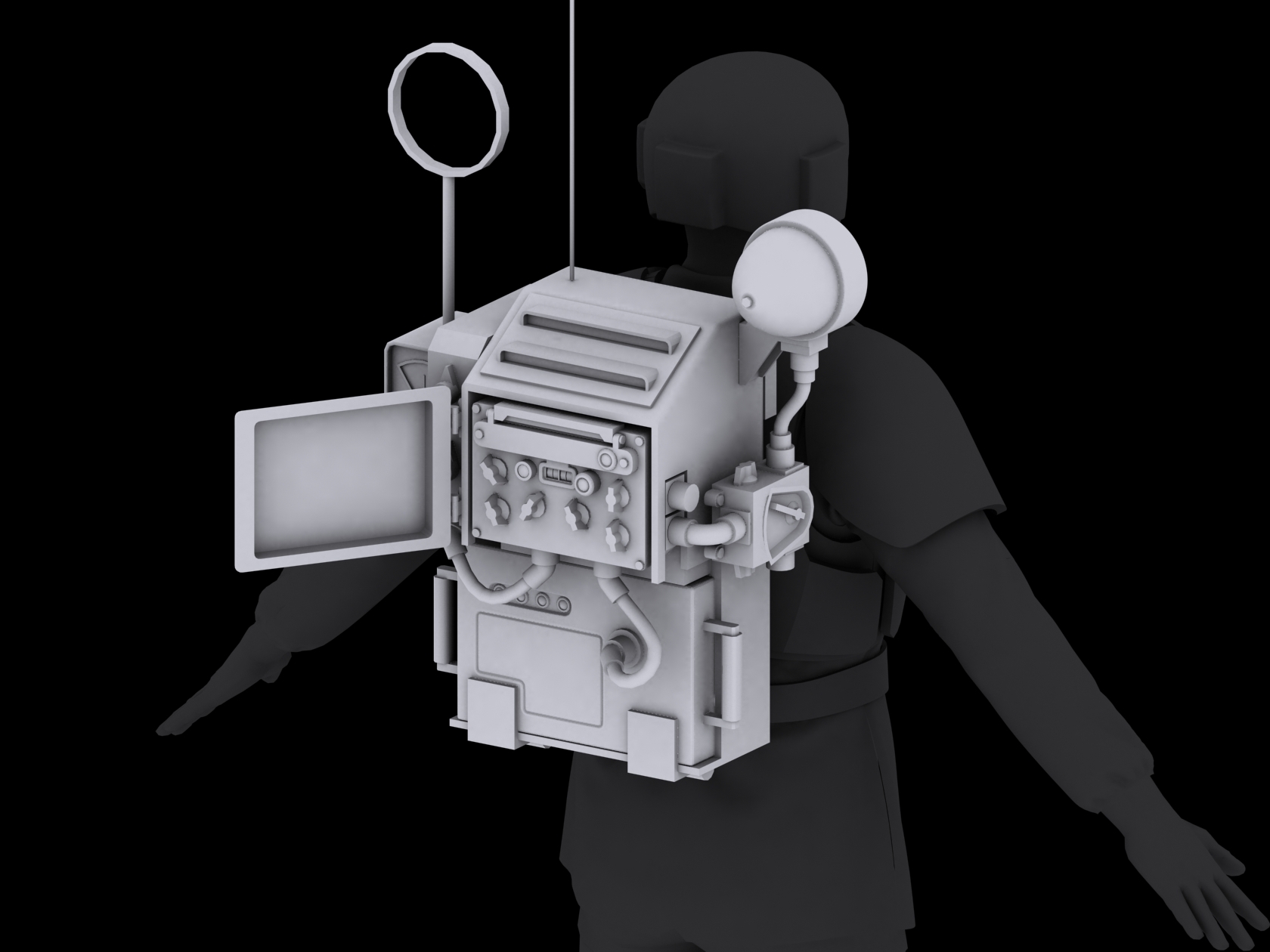 Voxcaster Backpack WIP image - Samarsk Uprising - Wh40k Total ...