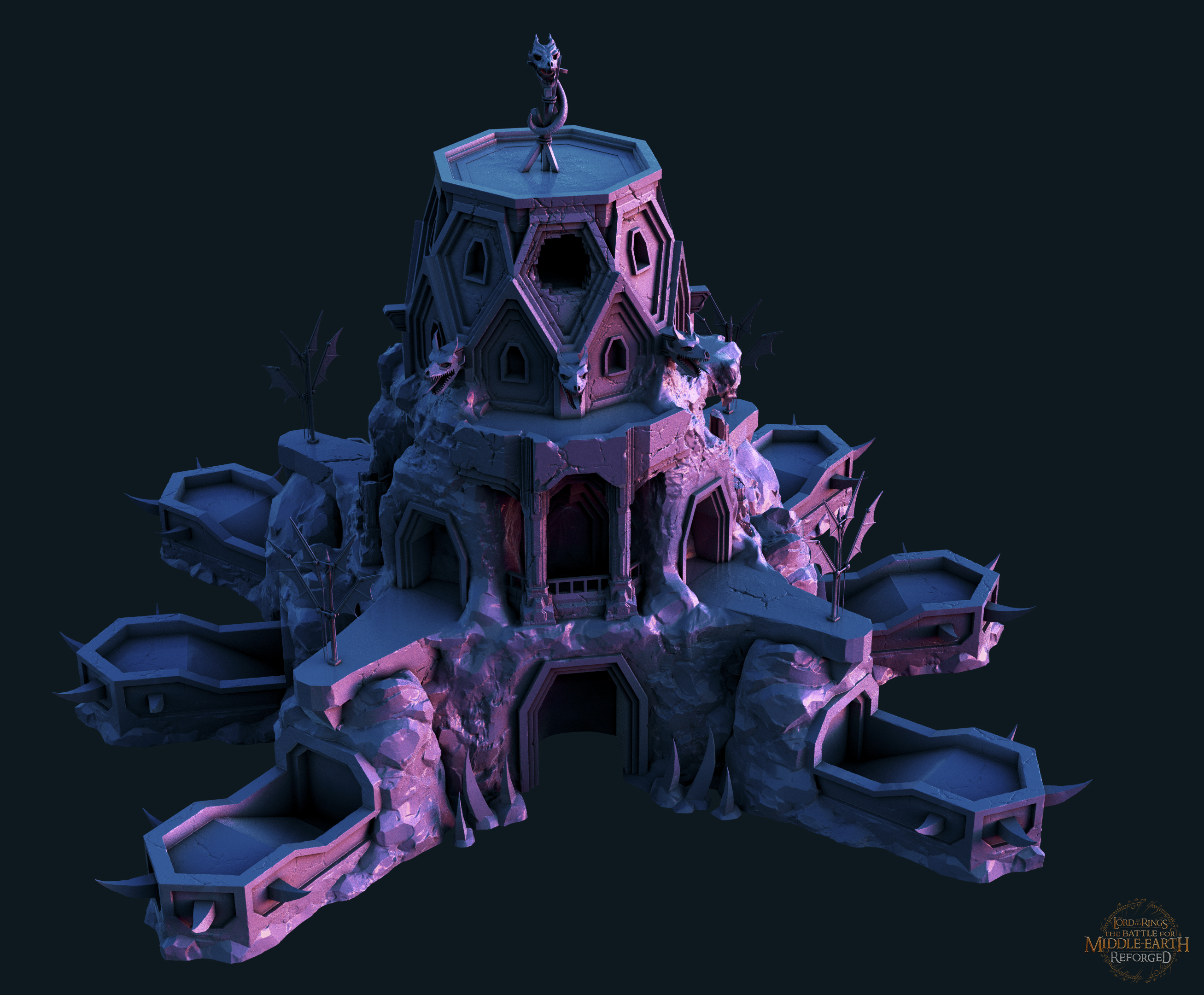 Wild (Goblins) Fortress 3D Model image - The Battle for Middle-Earth ...