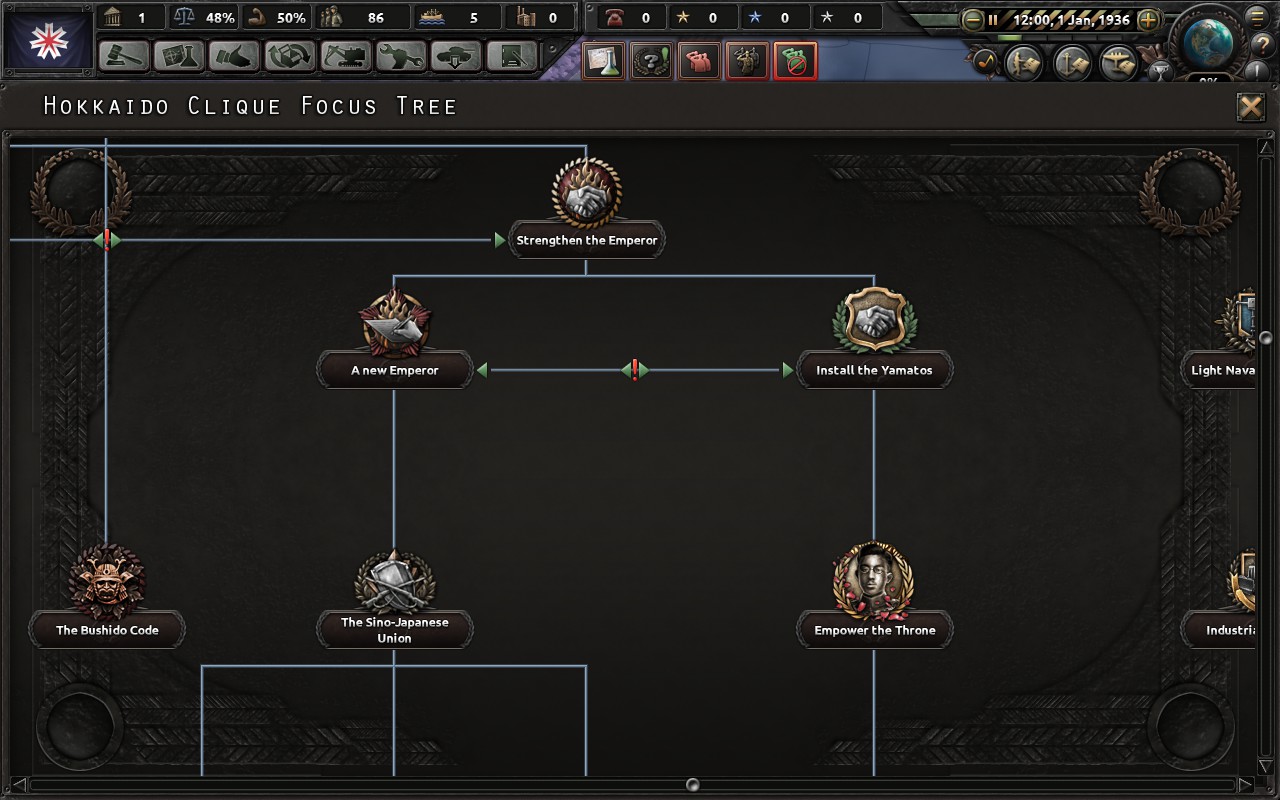 Hokkaido focus tree complete. image - The Daimyo Era mod for Hearts of ...
