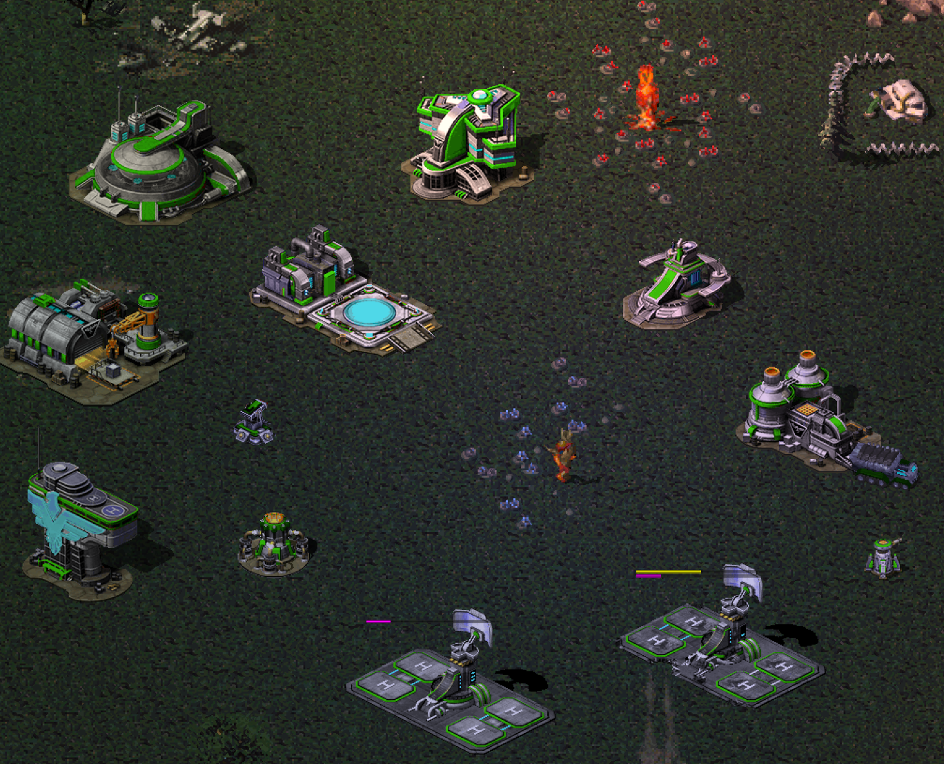 Future Tech Base image - Cameo mod for OpenRA - ModDB