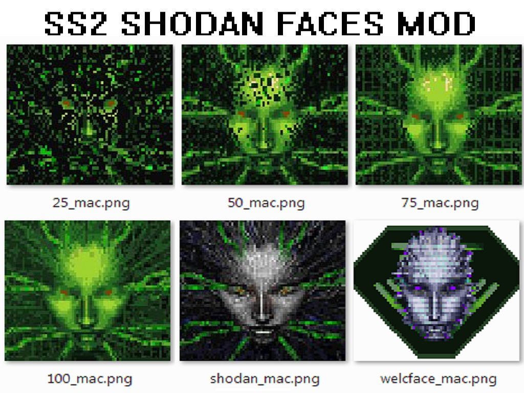 SSshodanfaces 6 image - 3RD's SS1 Mods for System Shock - ModDB