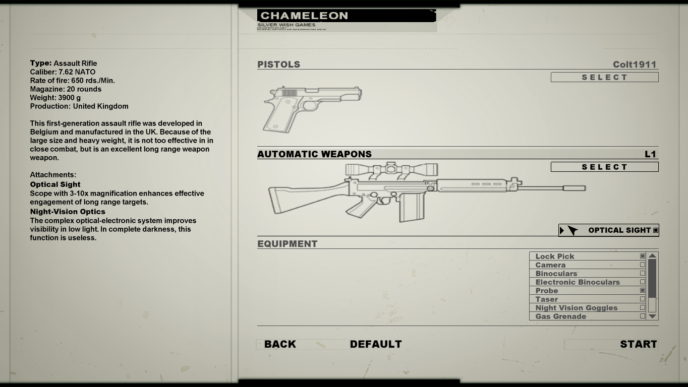 Image 3 - Chameleon All Weapons Mod for Chameleon - ModDB