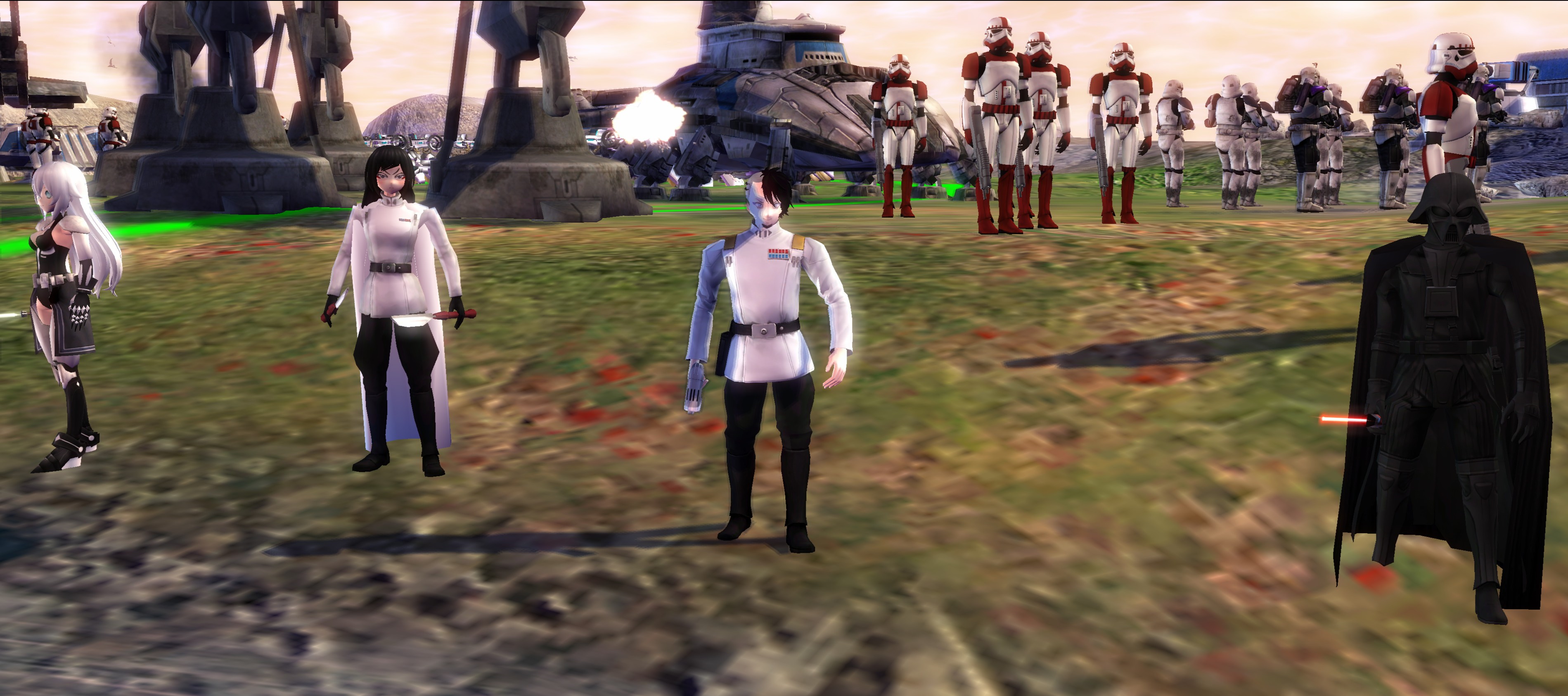 Ocho and ISB Admiral image - Imperial Dimension Neptunia mod for Star ...