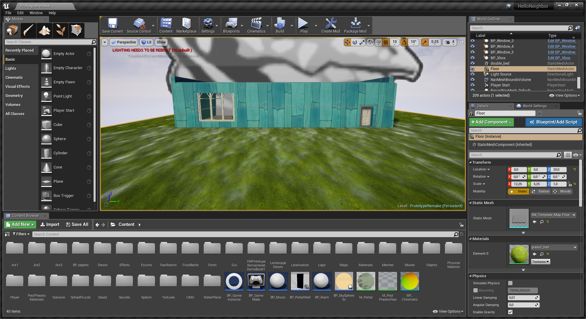 Image 6 - Hello Neighbor Prototype Remake 2019 mod for Hello Neighbor ...