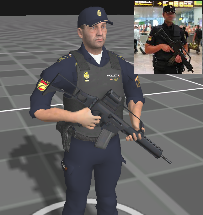 policia cnp upr real versus juego image - ModDB