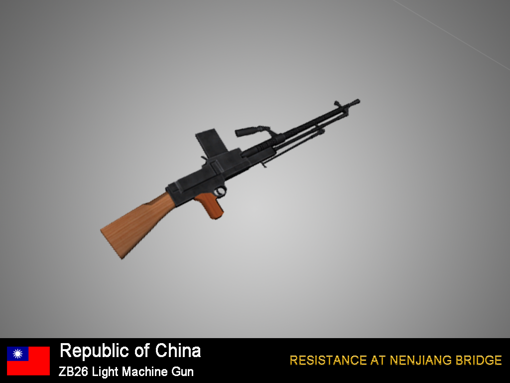 Czech ZB26 Light machine gun image - Resistance at Nenjiang Bridge 1931 ...