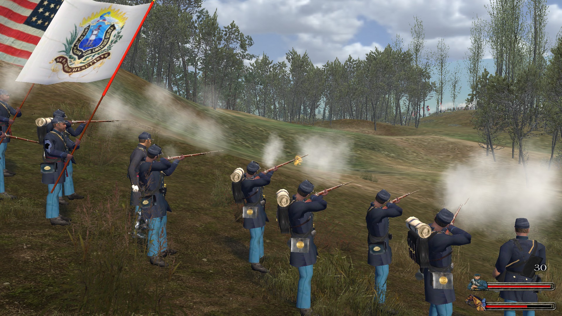 The USCT Unleashes a Volley at Confederate Lines image - The American ...
