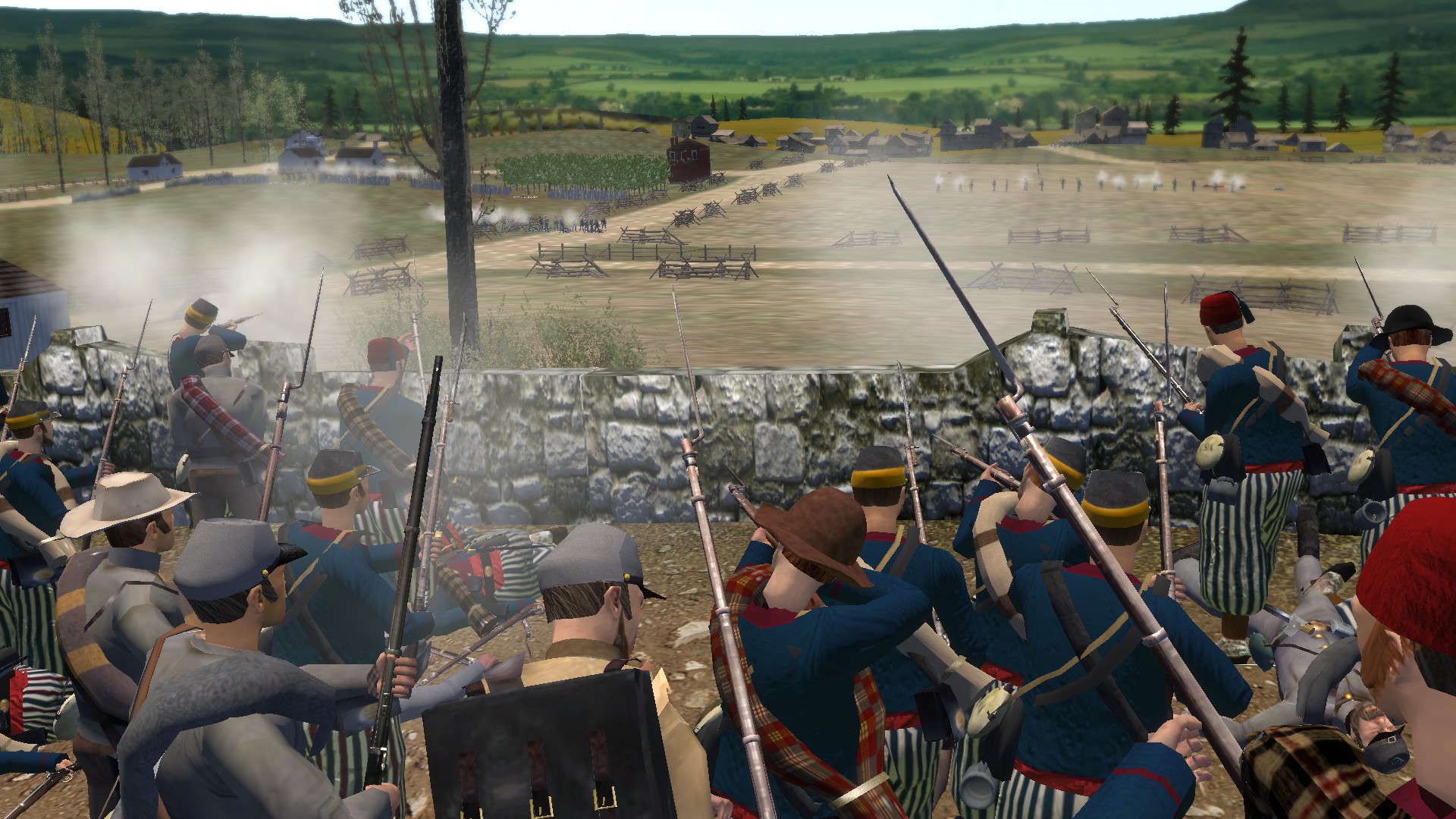 Confederate Soldiers Lay Down a Murderous Fire image - The American ...