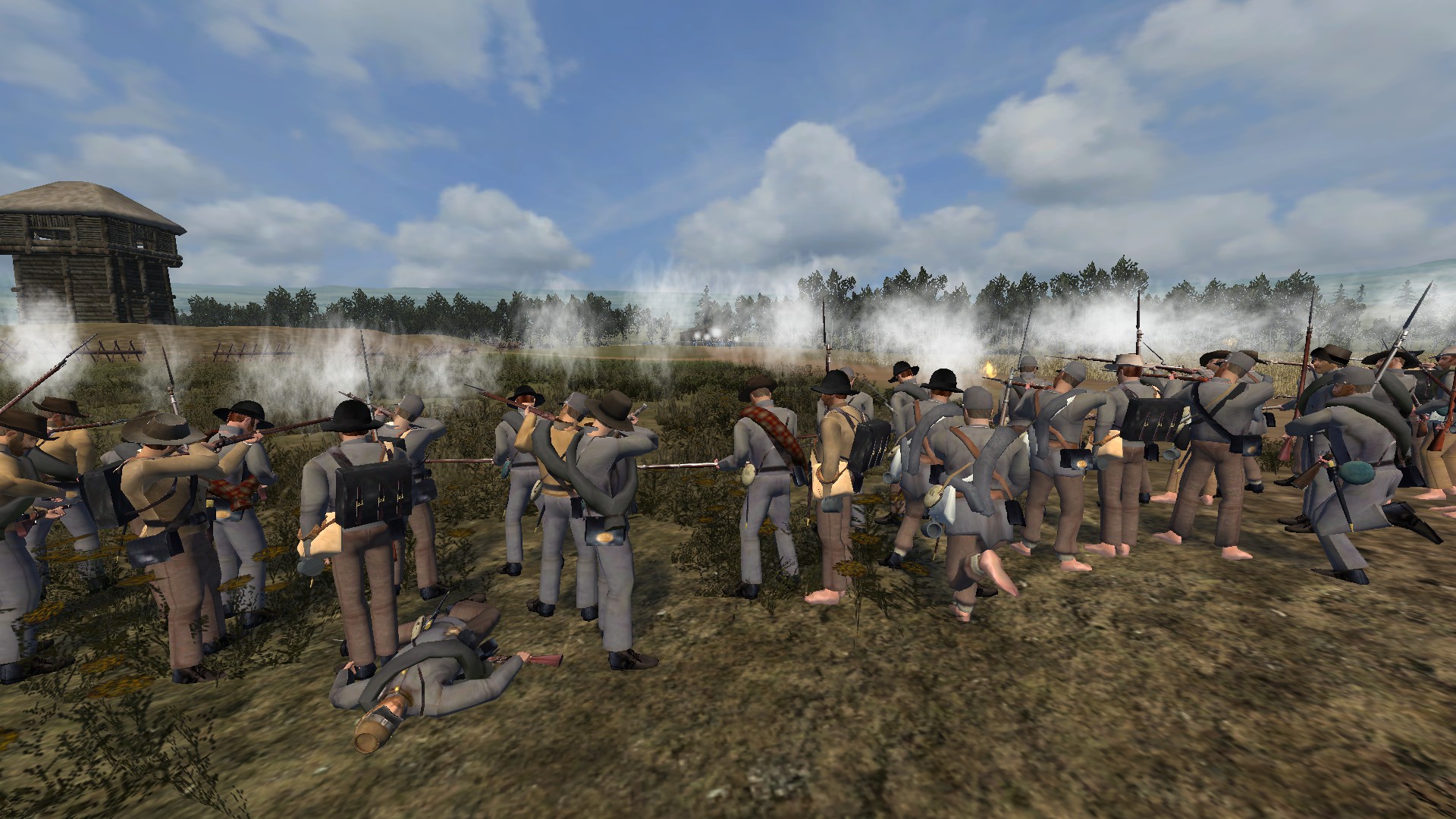 Confederates Attack a Block House at Monocacy image - The American ...