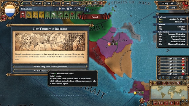 Image 5 - Dzo's Complete Colonial Control mod for Europa Universalis IV ...