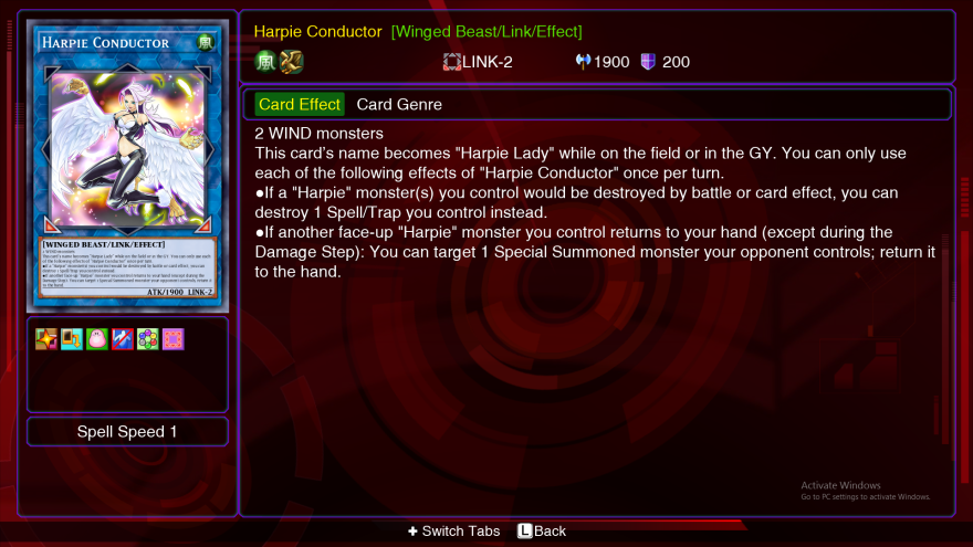 Harpy Conductor 1 image - Requiem Link Evolution mod for Yu-Gi-Oh ...