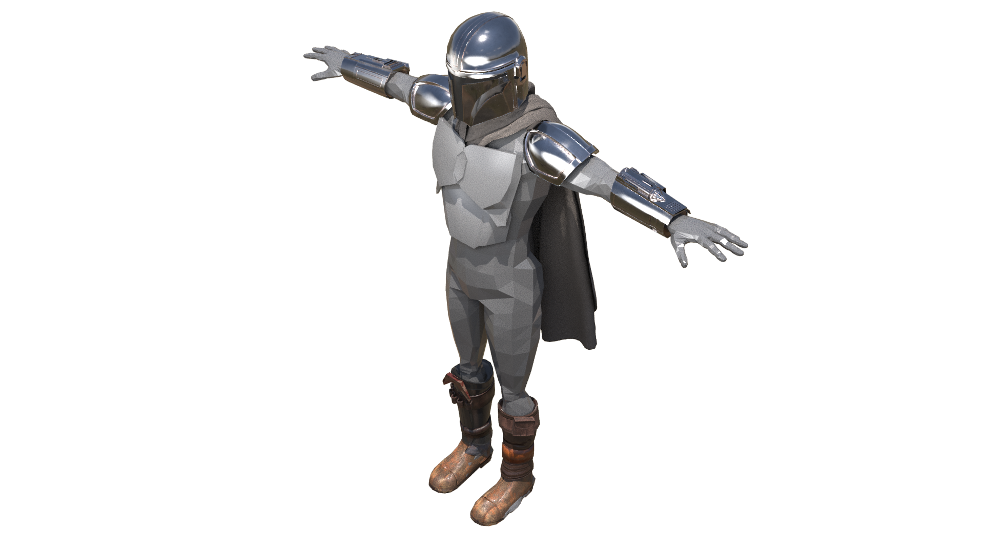 Mando High Poly Preview 3 image - Separatist Crisis mod for Mount ...