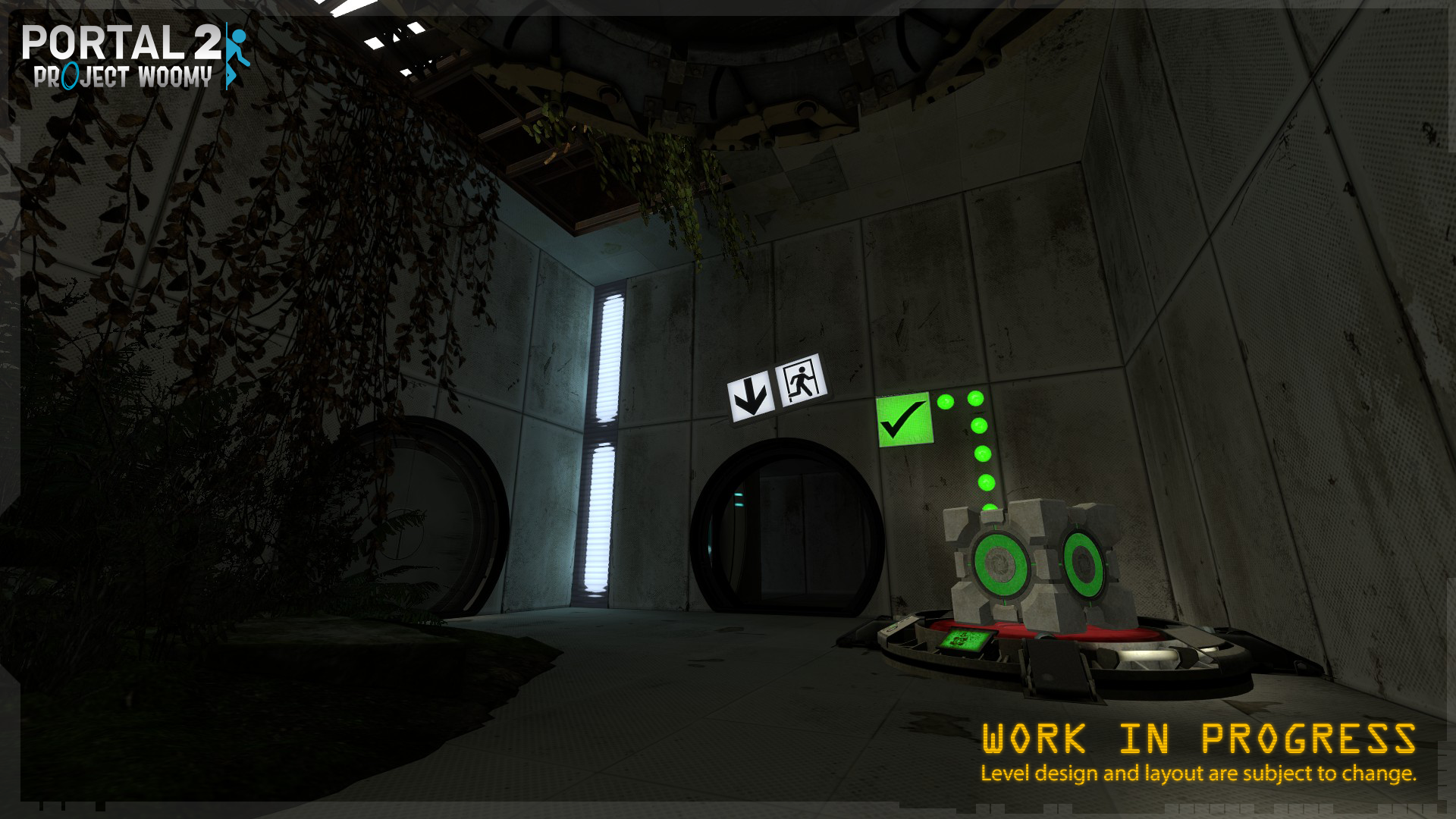 Test Chamber 1 image - Portal 2: Project Woomy mod for Portal 2 - ModDB