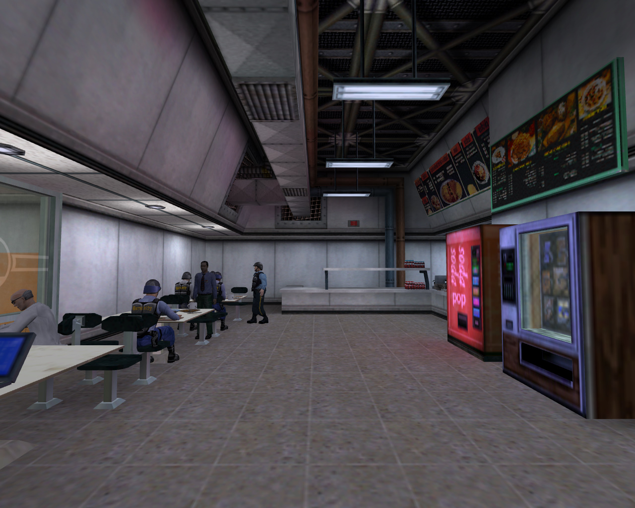 Cafeteria WIP image - Lambda: Expanded complex (Portfolio project) mod ...