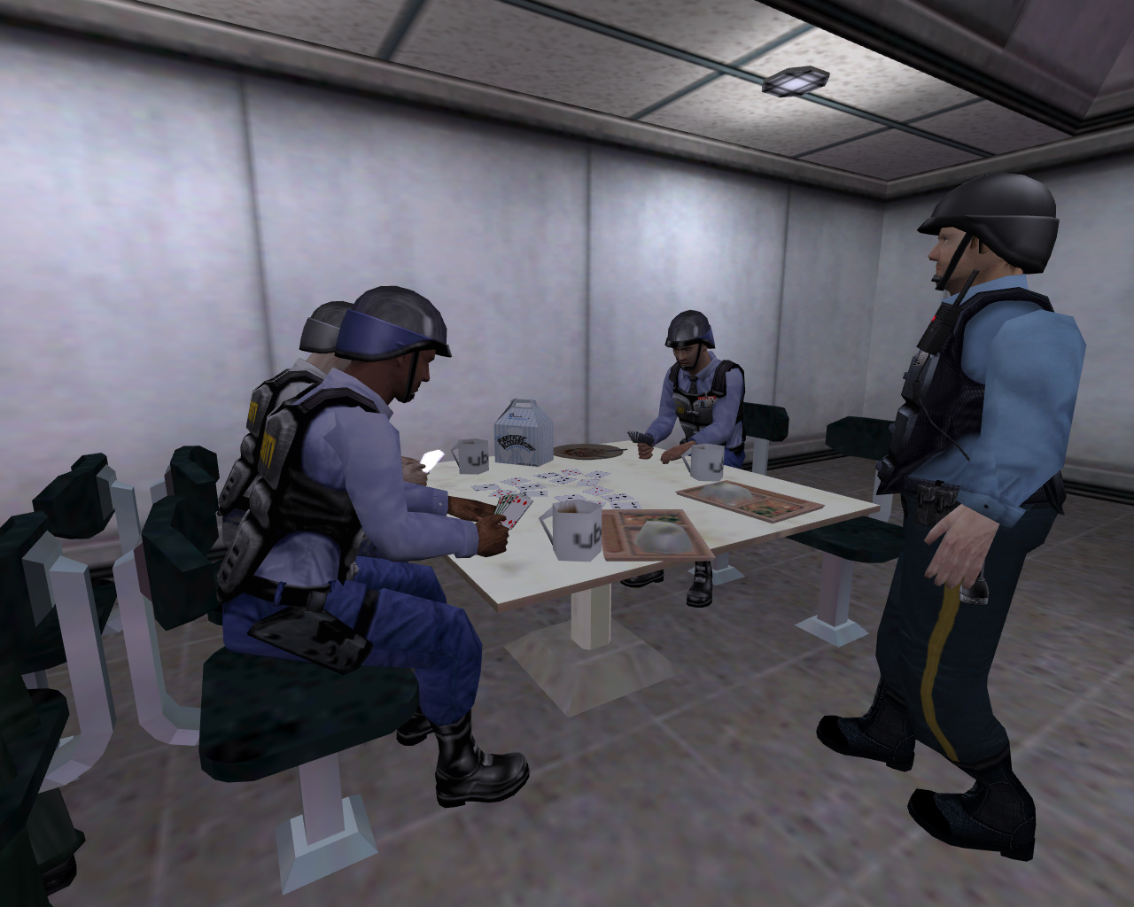 Cafeteria WIP image - Lambda: Expanded complex (Portfolio project) mod ...