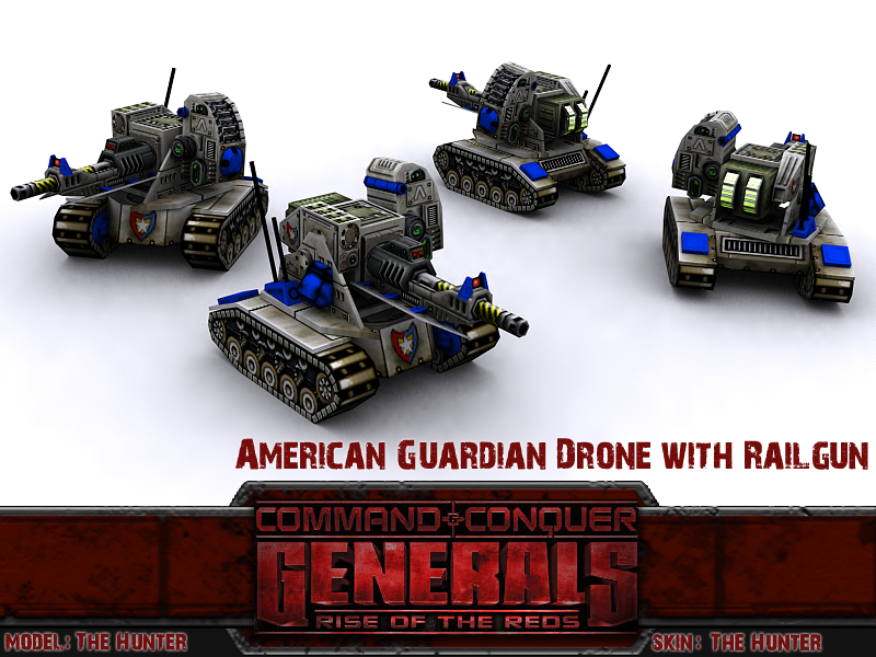 American Guardian Drone with Railgun image - Rise of the Reds mod for C ...