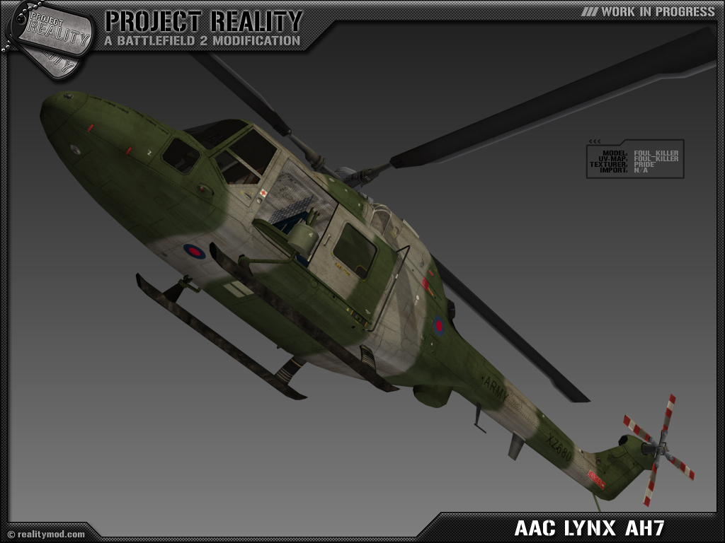 AAC Lynx AH7 image - Project Reality: Battlefield 2 mod for Battlefield ...