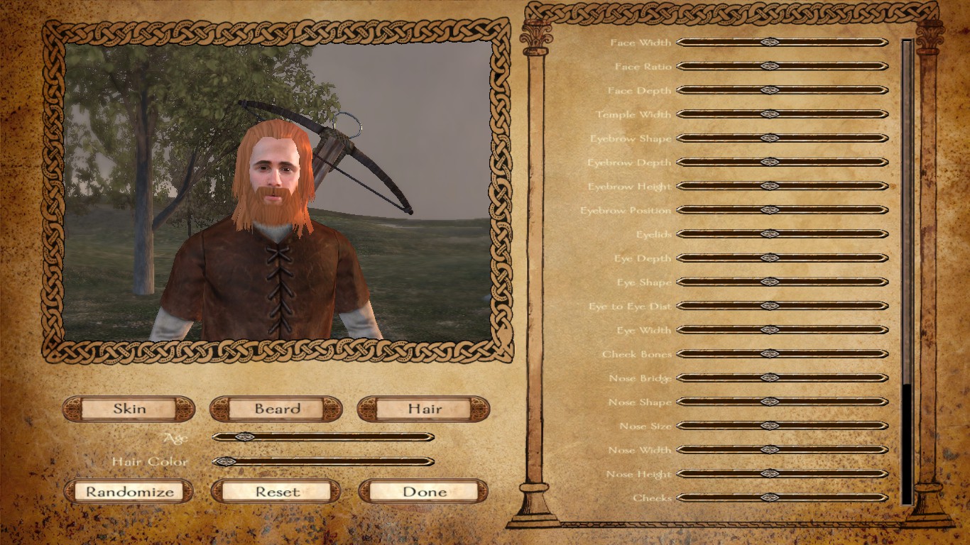 Character editor image - Golden Earth mod for Mount & Blade: Warband ...