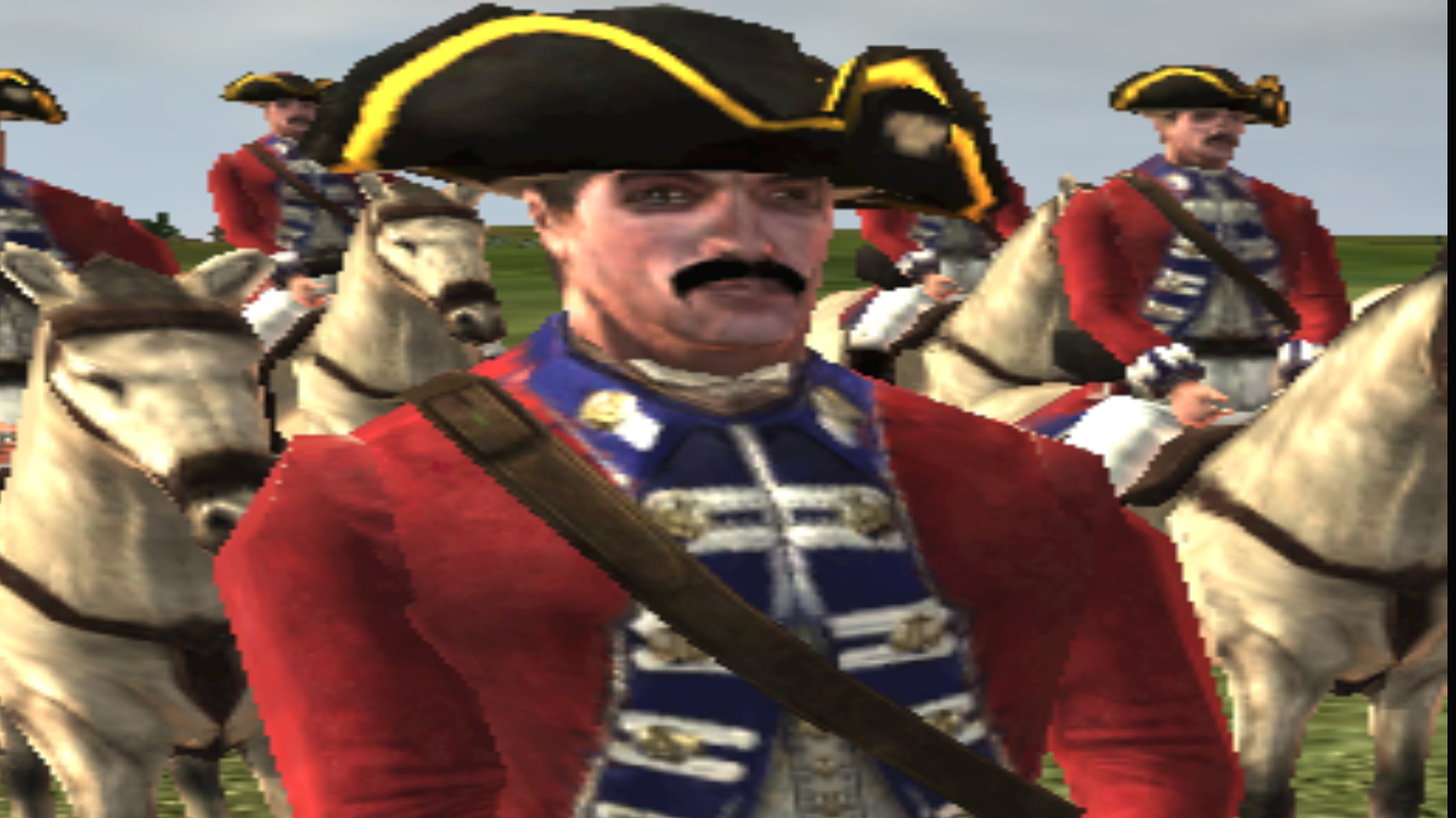 Closeup of the British Heavy Cavalry with a new face image - WM56 ETW ...