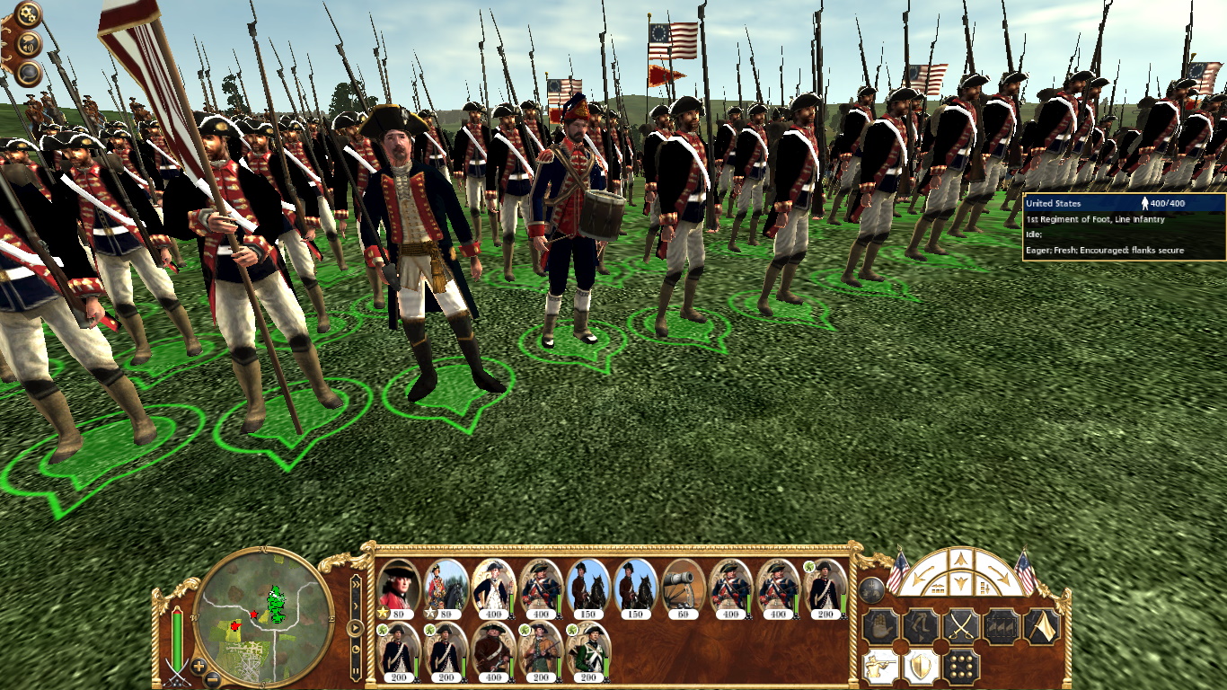 US Officer and Line Infantry image - WM56 ETW 1700S MOD for Empire ...