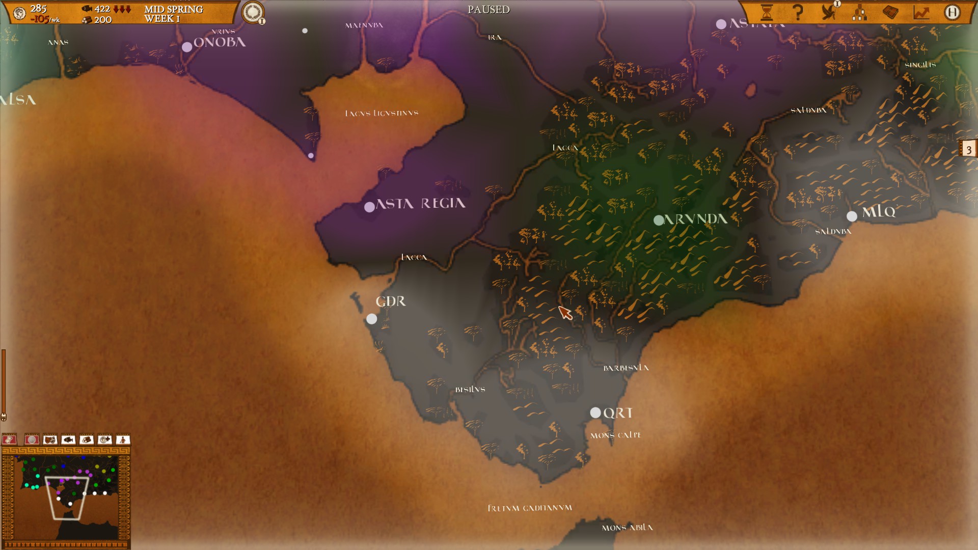 A closer look at the 2d strategy map image - Iberia 0.7 mod for ...