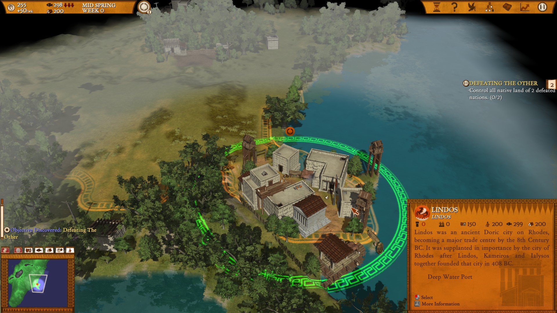 Rhodes 3d map sample image - Skirmish Maps mod for Hegemony III: Clash ...