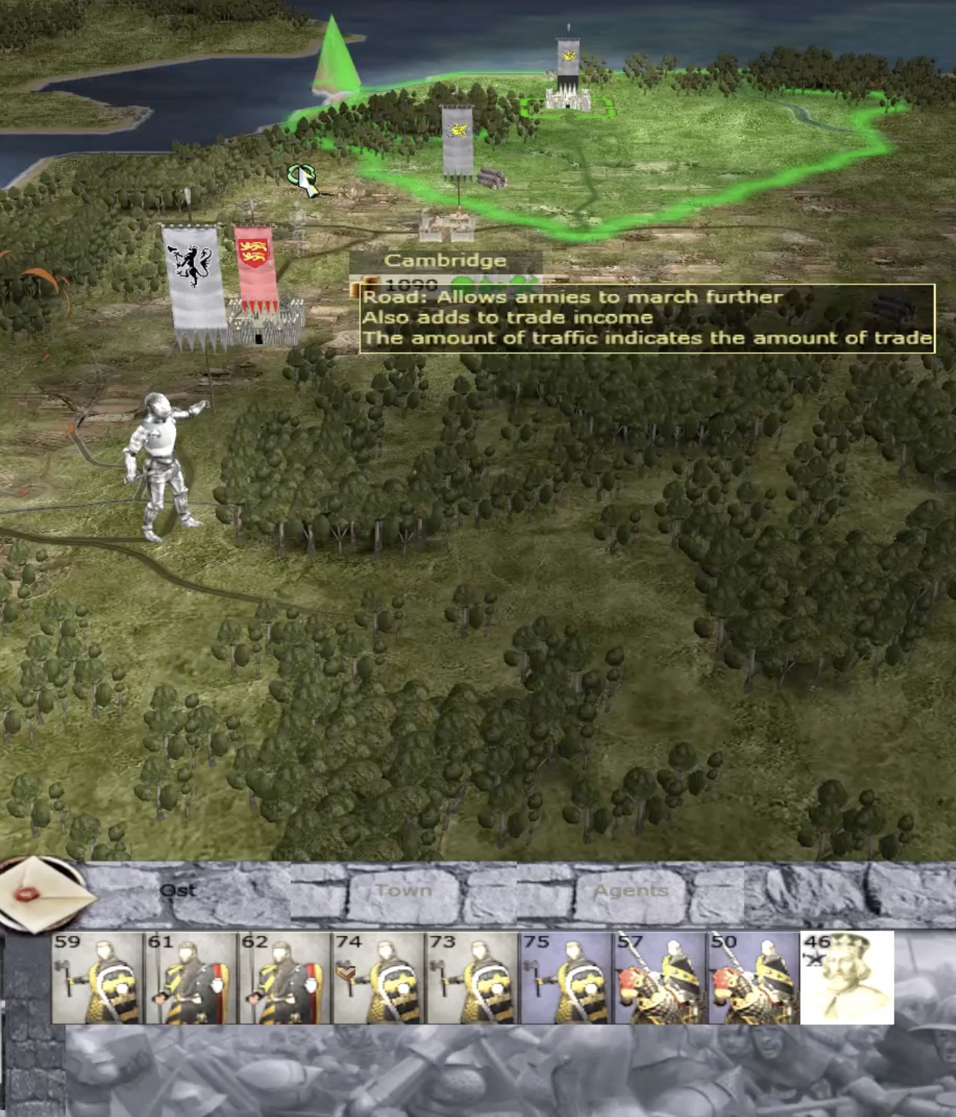 Screen showing that the forts support the maintenance of 4 units image ...