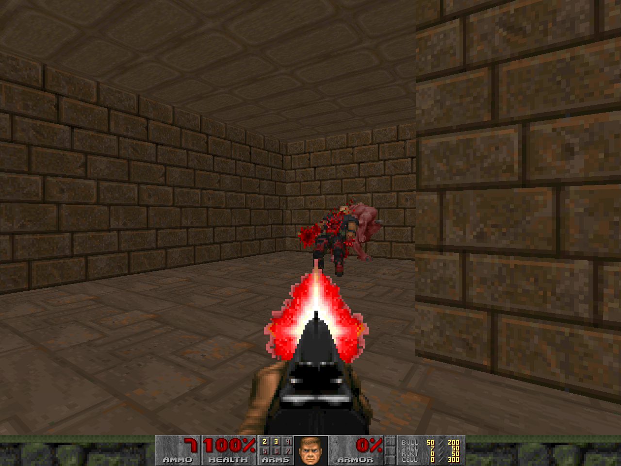 Fighting in Warmup (DEMO) image - 7's Second WAD mod for Doom II - ModDB