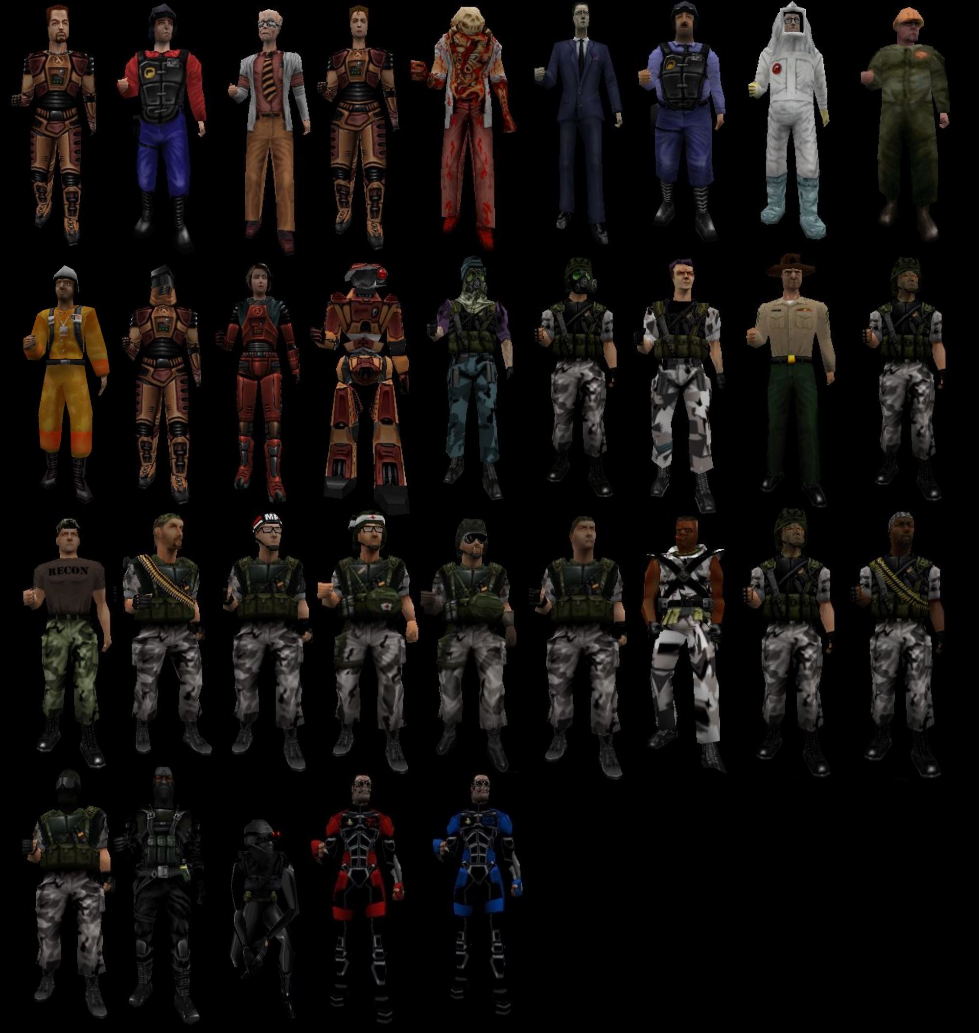 Playermodels image - Severian`s Arena mod for Half-Life - Mod DB