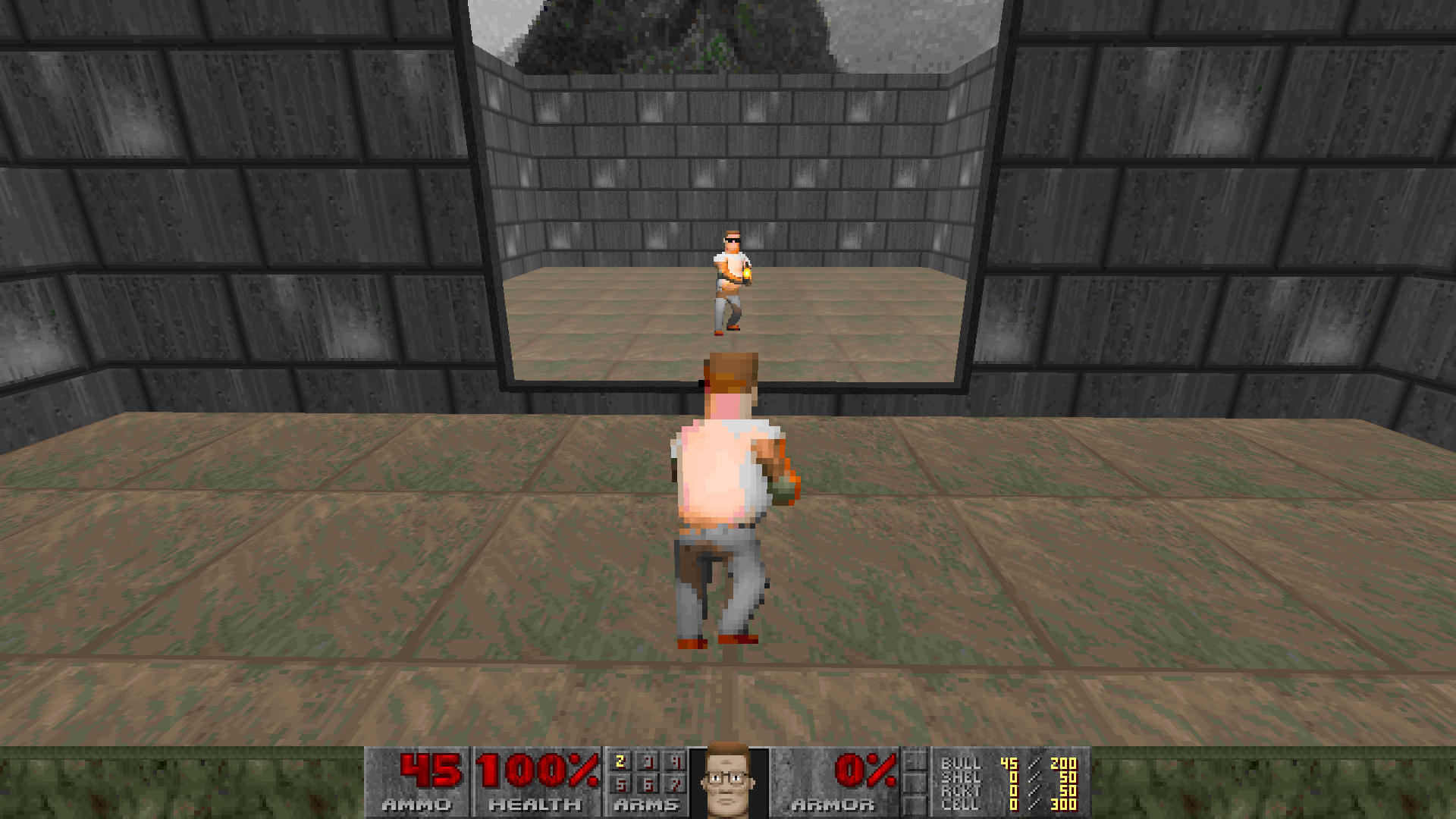 Hank Shooting Mirror image - King of the Hill mod for Doom - ModDB