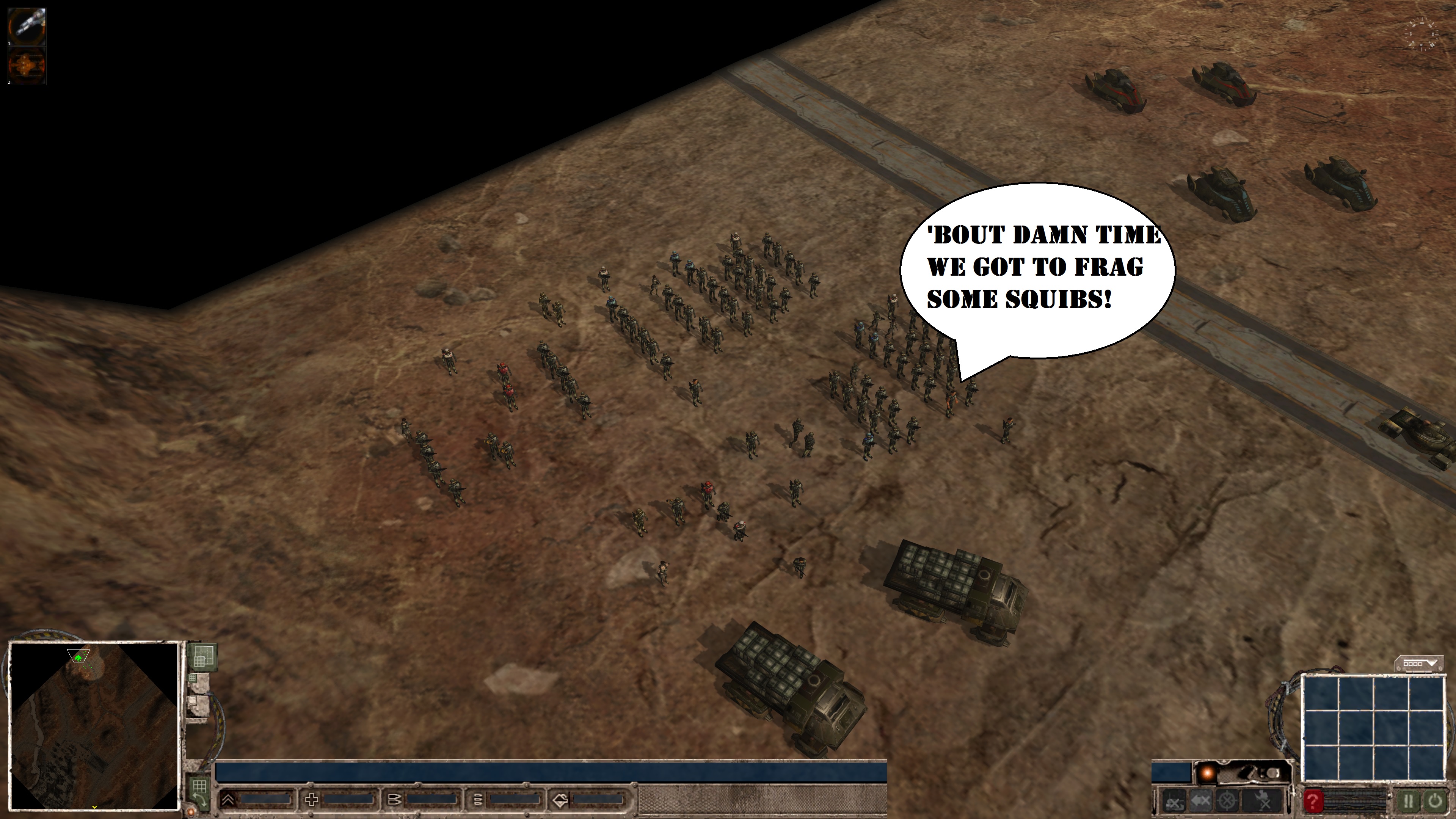 Marine dialogue change image - Sudden Quake mod for Sudden Strike 3 ...
