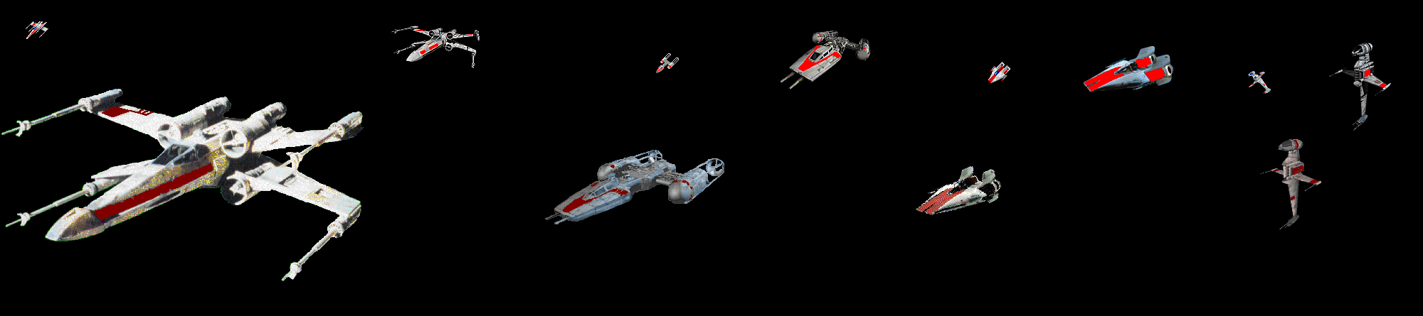 Rebel Fighters Comparison image - Star War: Rebellion Revisited mod for ...