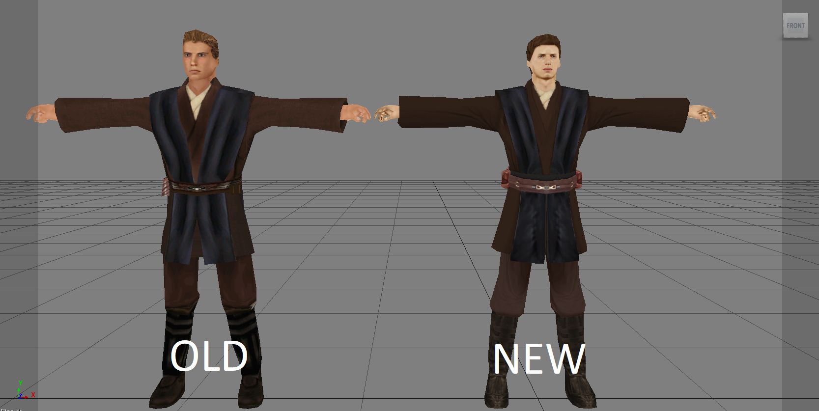 EP2 ANAKIN OLD VS NEW image - Battlefront The Complete Saga mod for ...