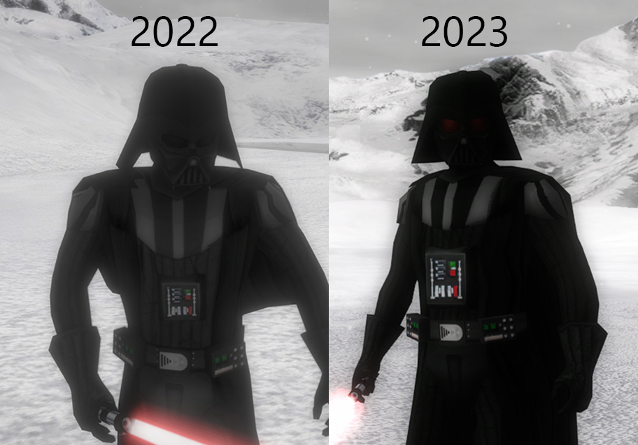 2022 Vader vs 2023 Vader image - Battlefront The Complete Saga mod for ...