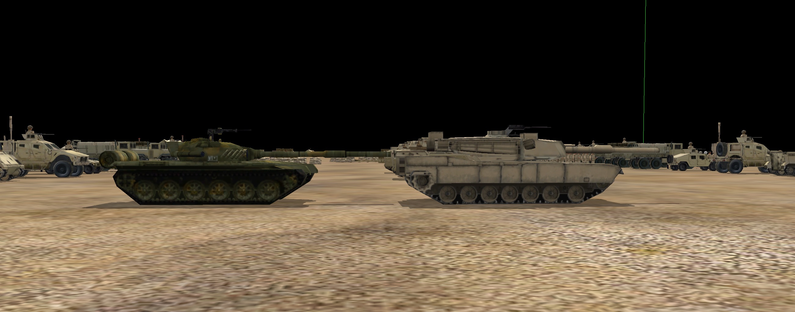 T72 and M1 Abrams size comparison/scaling image - Sudden Strike 3 ...