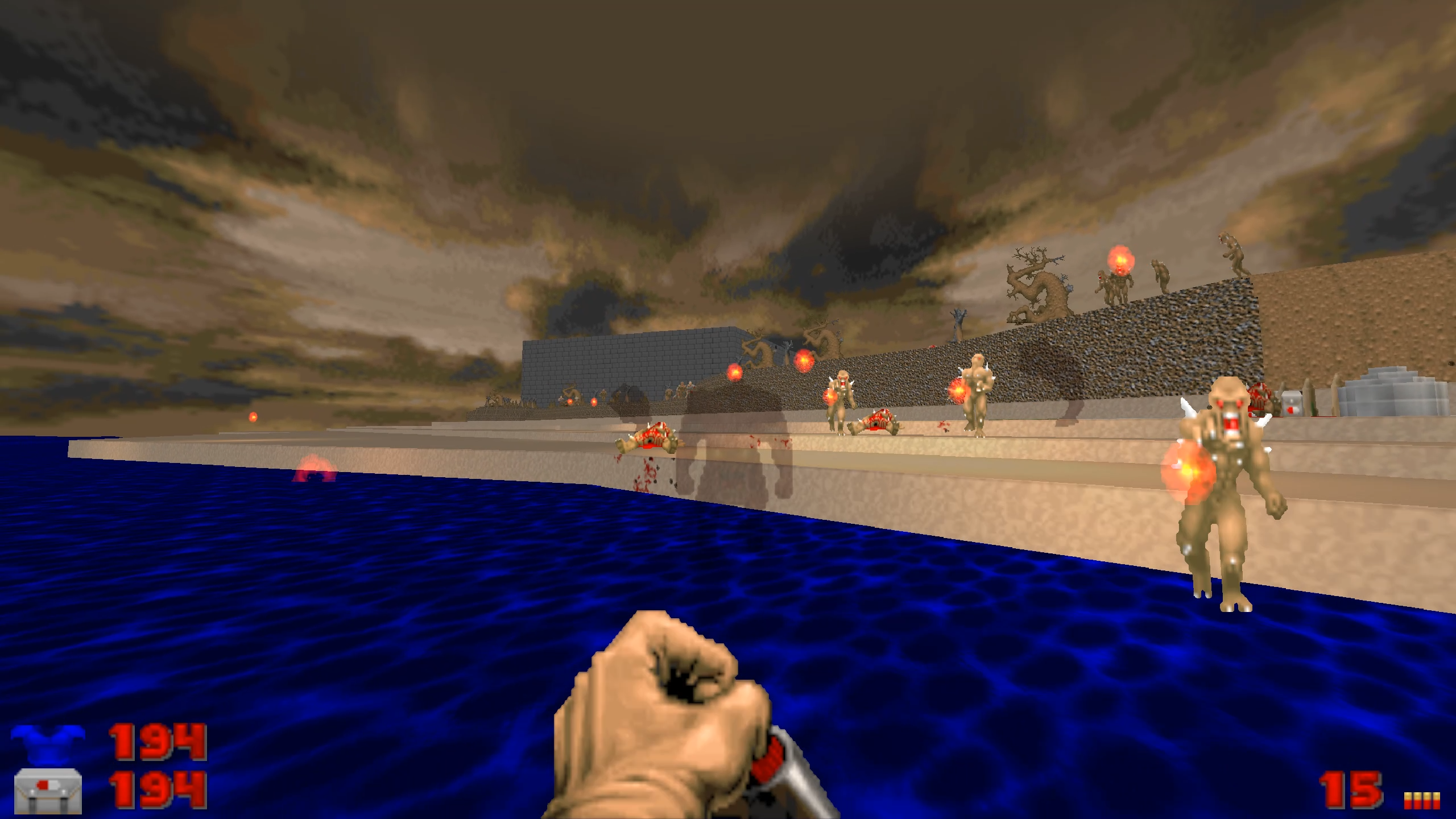 Demons on The Beach! image - Thy Dark Rooms of Finals mod for Doom - ModDB