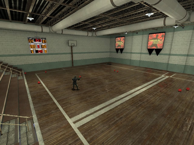 Schoolgymn Map image - Dodgeball mod for Half-Life 2 - ModDB